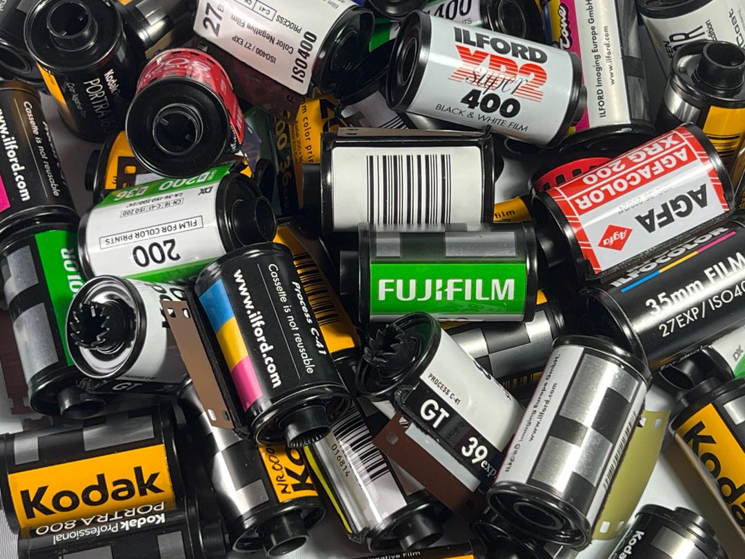 10 Empty 35mm Film Cartridges for DIY Projects Vintage Camera Supplies ...