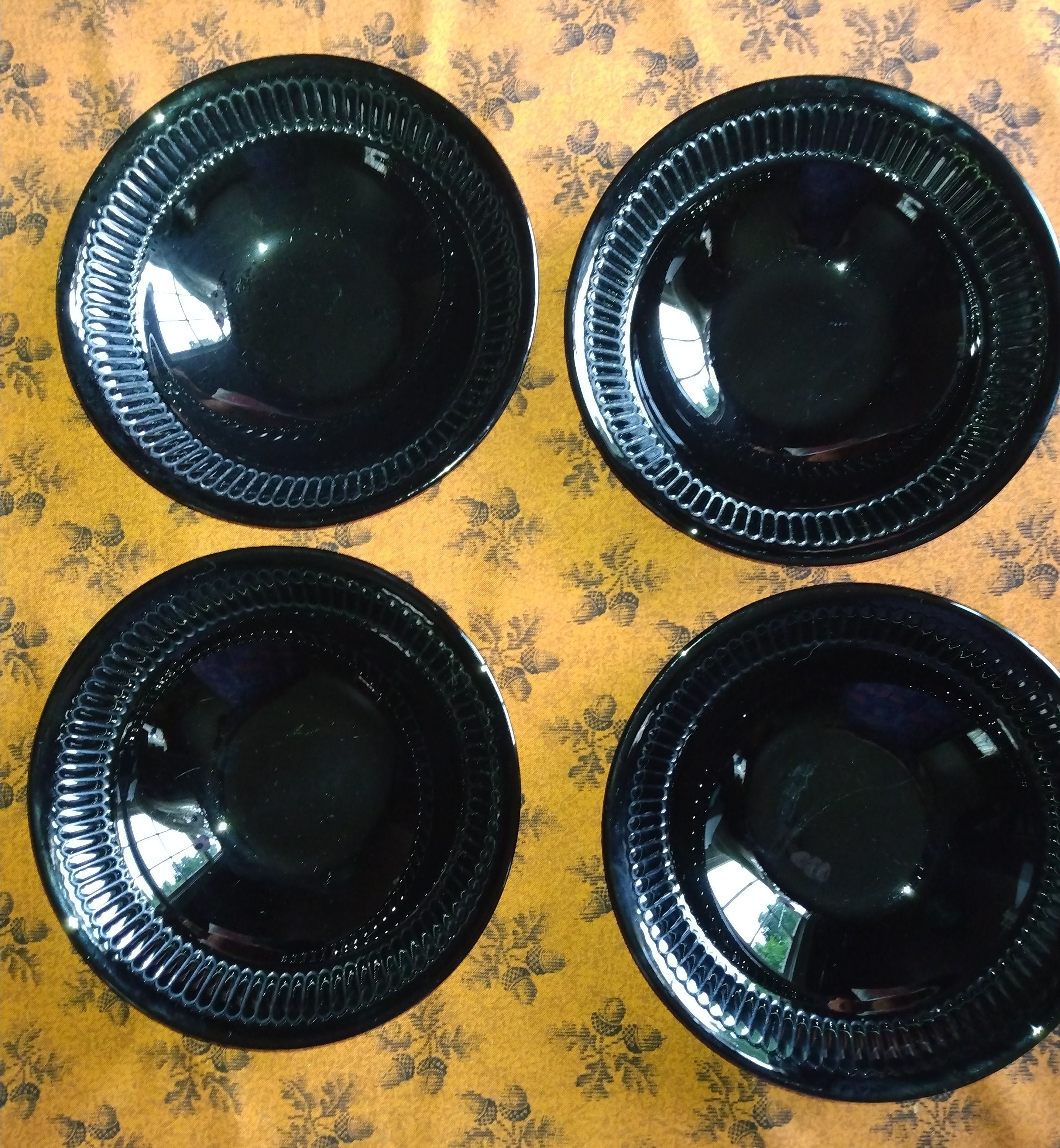 Twelve Piece Martha Stewart Everyday Black Dinnerware Made in France - Etsy