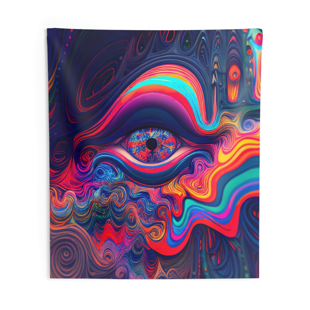 Entity Eye Trippy Psychedelic Tapestry High Quality Wall Art Home ...