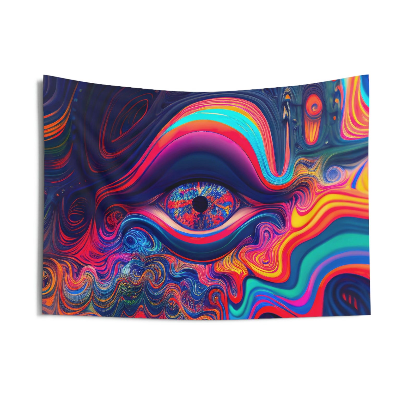Entity Eye Trippy Psychedelic Tapestry High Quality Wall Art Home ...