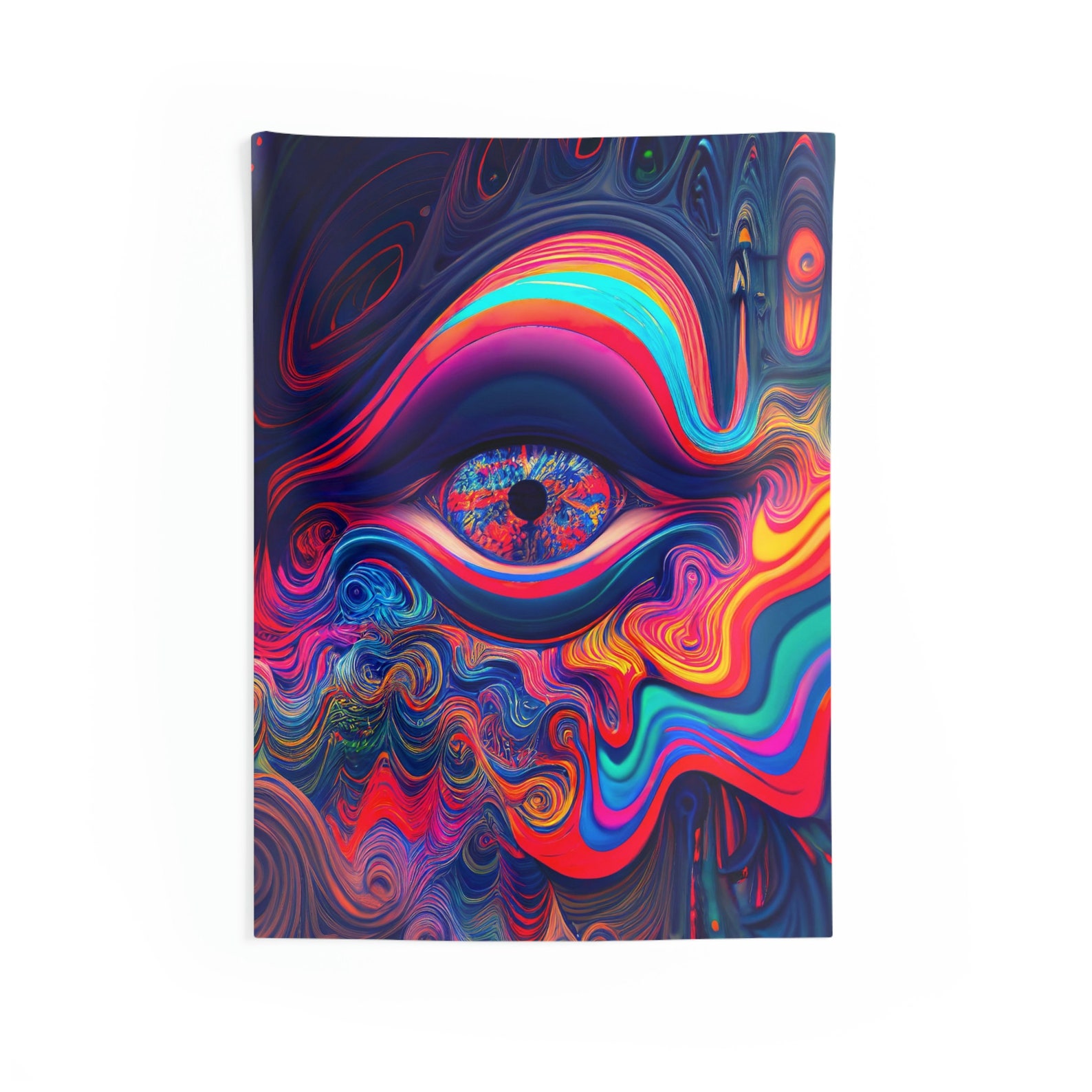 Entity Eye Trippy Psychedelic Tapestry High Quality Wall Art Home ...