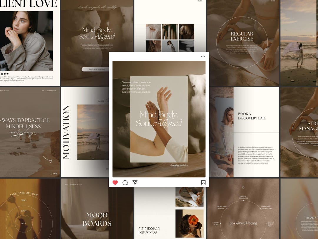 Instagram Post Template for Coaches | Canva Social Media Posts ...