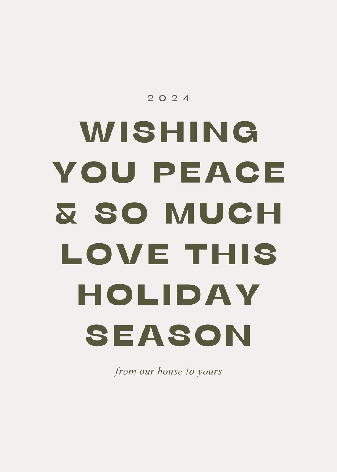 Printable Christmas Card Template, Editable Canva Design (digital ...