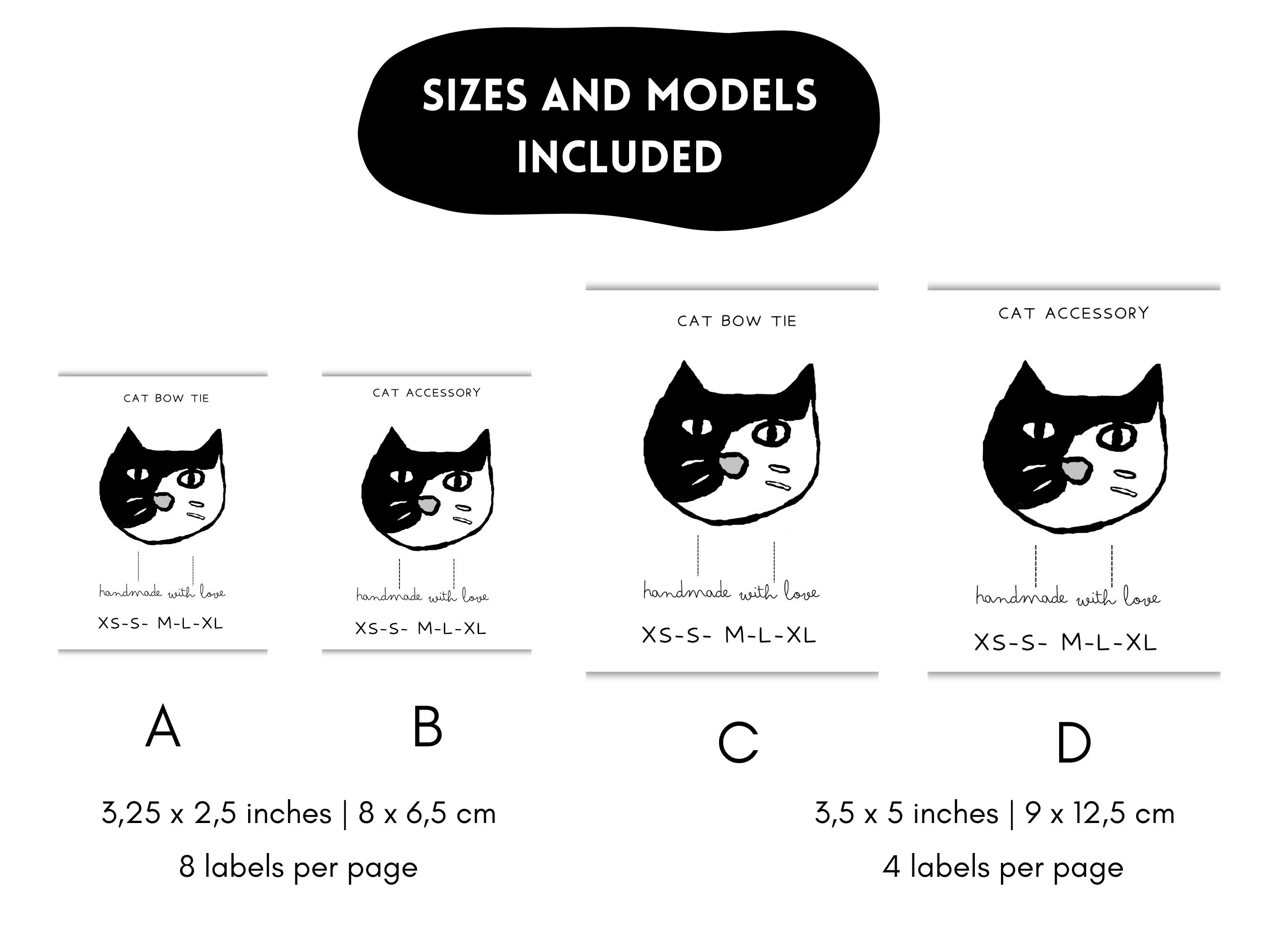 Printable Tags for Showing Crafts for Cats Kittens Nice Illustration ...