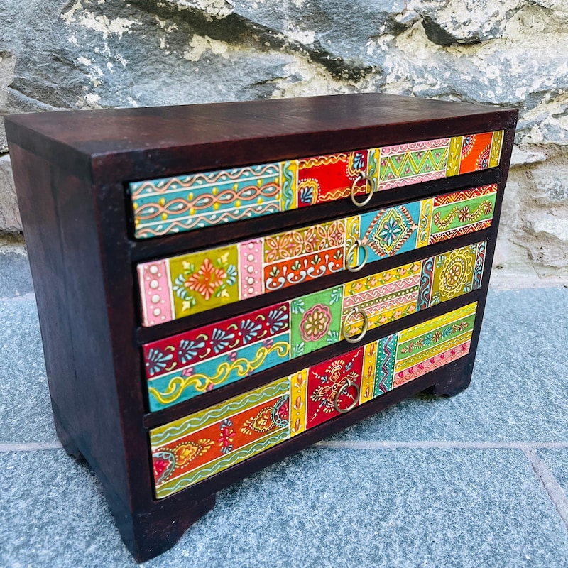Painted Chest of Drawers - Etsy UK
