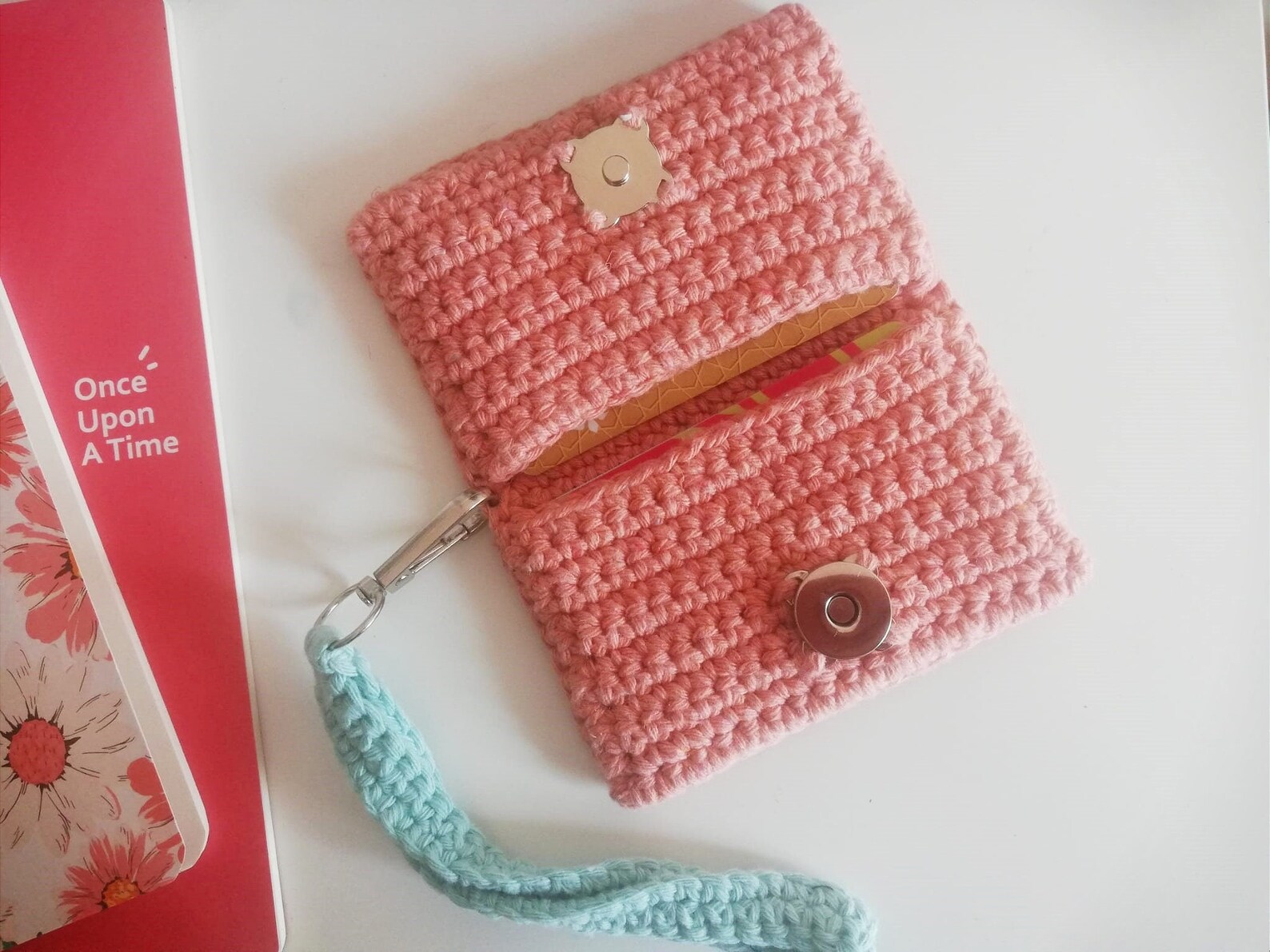 Crochet Pattern, Easy Crochet Wallet, Crochet Clutch Bag, Crochet Bag ...
