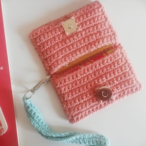 Crochet Pattern, Easy Crochet Wallet, Crochet Clutch Bag, Crochet Bag ...