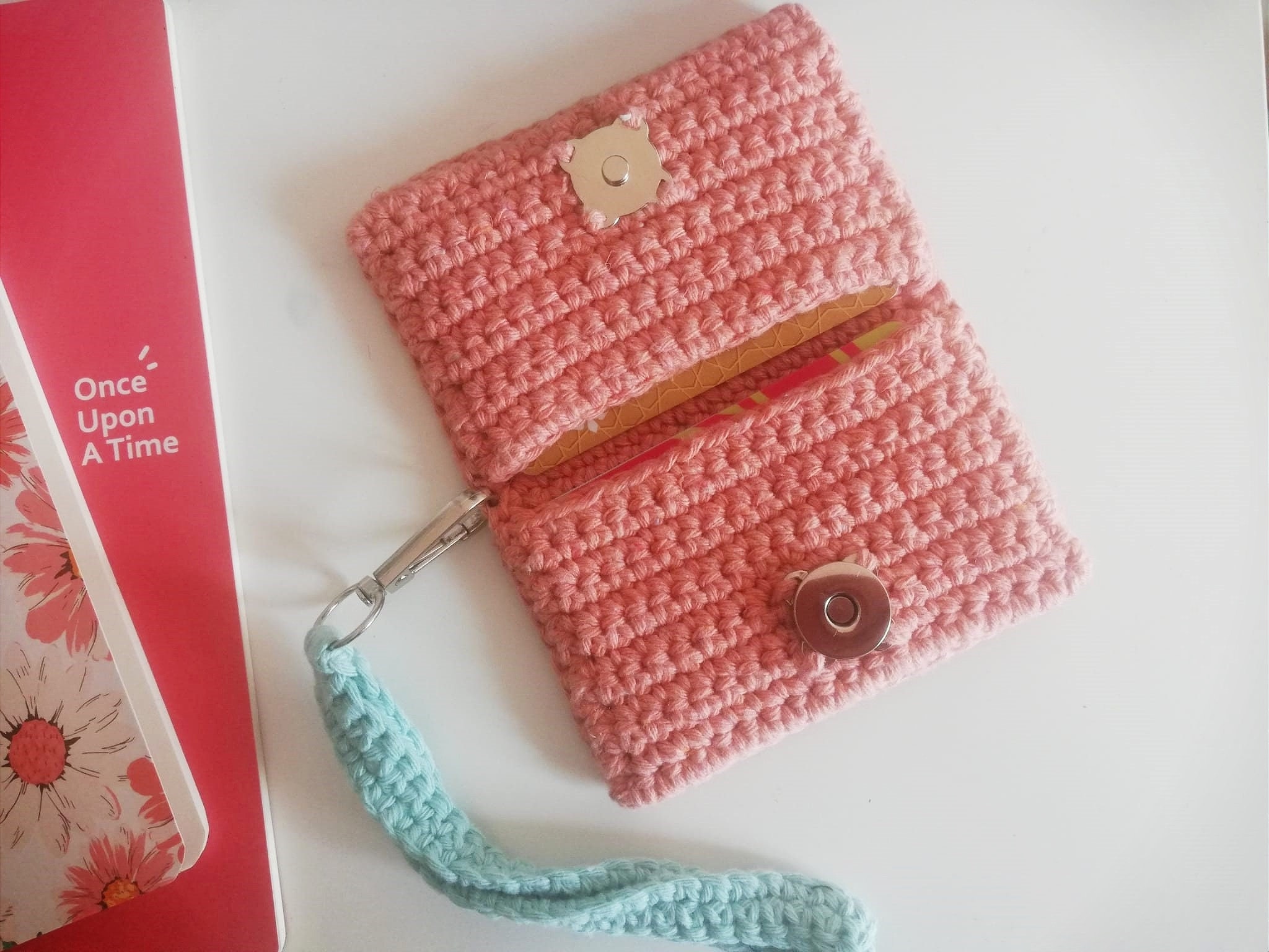Crochet Pattern, Easy Crochet Wallet, Crochet Clutch Bag, Crochet Bag ...