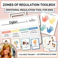 Zones of Regulation Bundle (4-9 Years Old) - Etsy