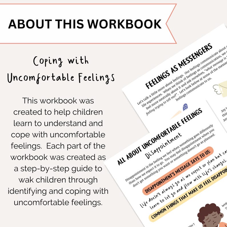 Kids Self Regulation Workbook, Child Emotional Regulation, Identifying ...