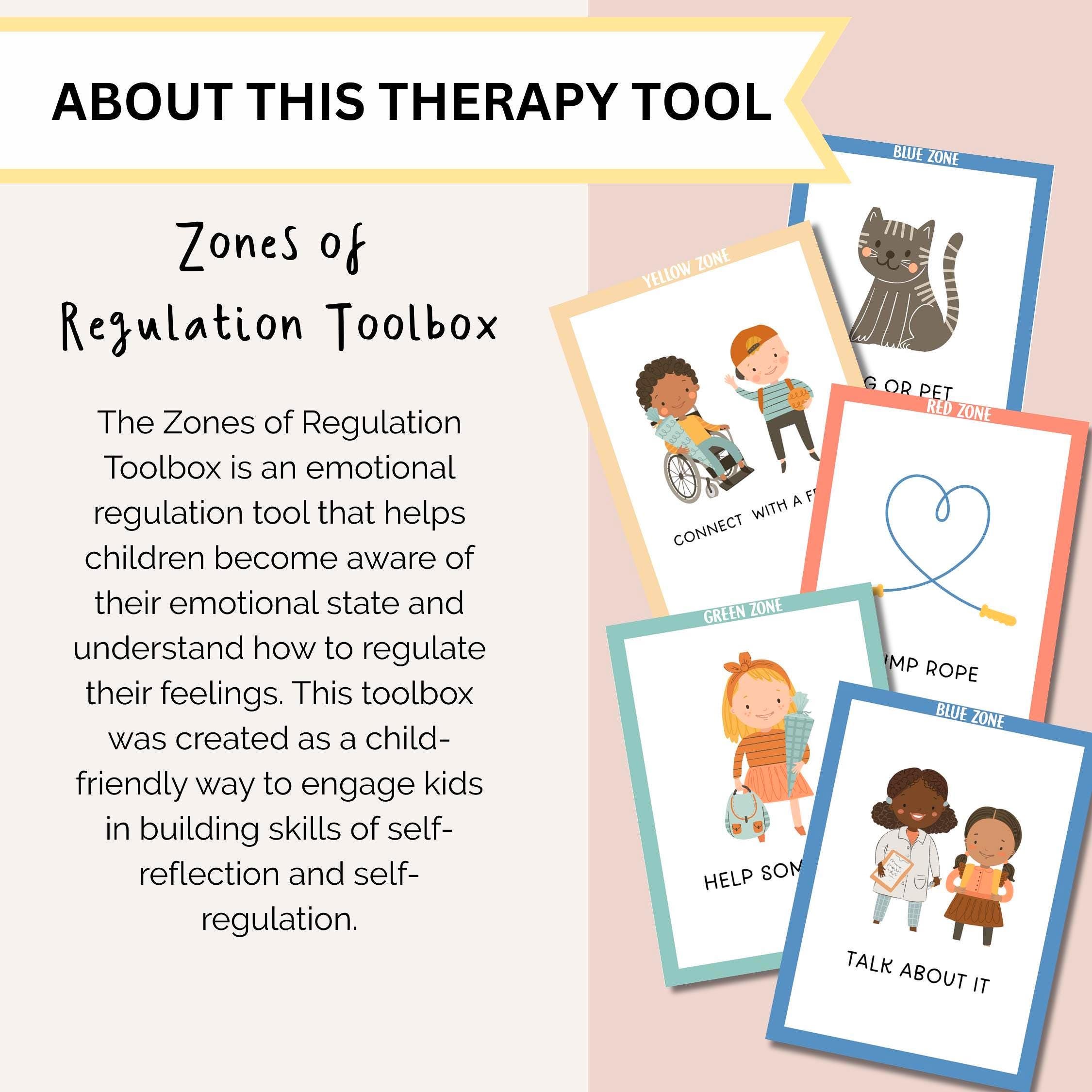 Zones of Regulation Toolbox, Zones of Regulation Downloadable, Kids ...