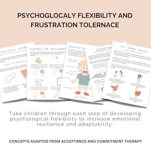 Frustration Tolerance Workbook for Kids, Emotional Regulation ...