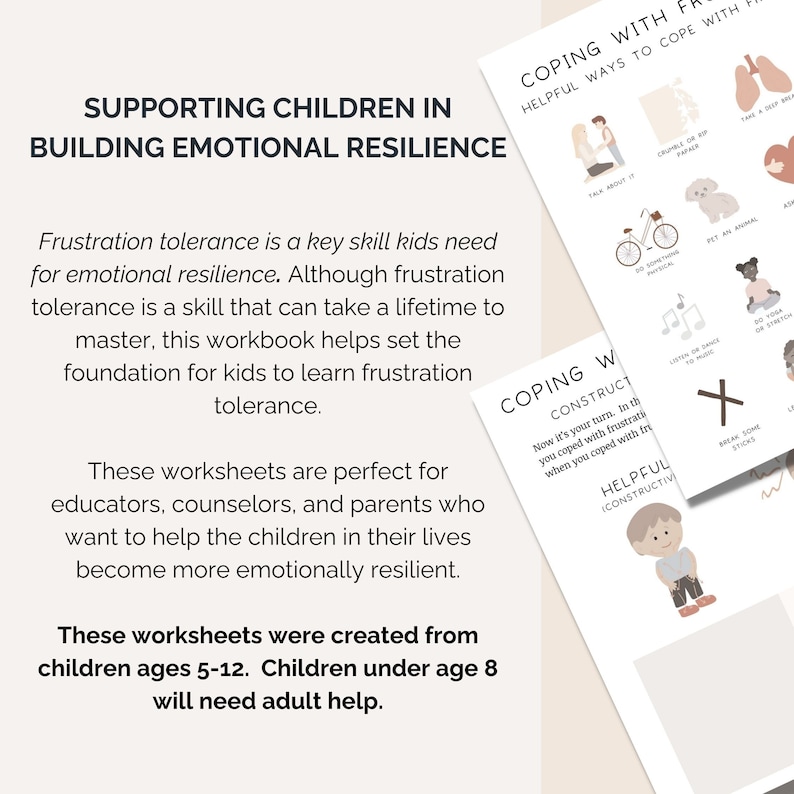 Frustration Tolerance Skills for Kids, Coping Skills for Children, Emotional Regulation, Social ...