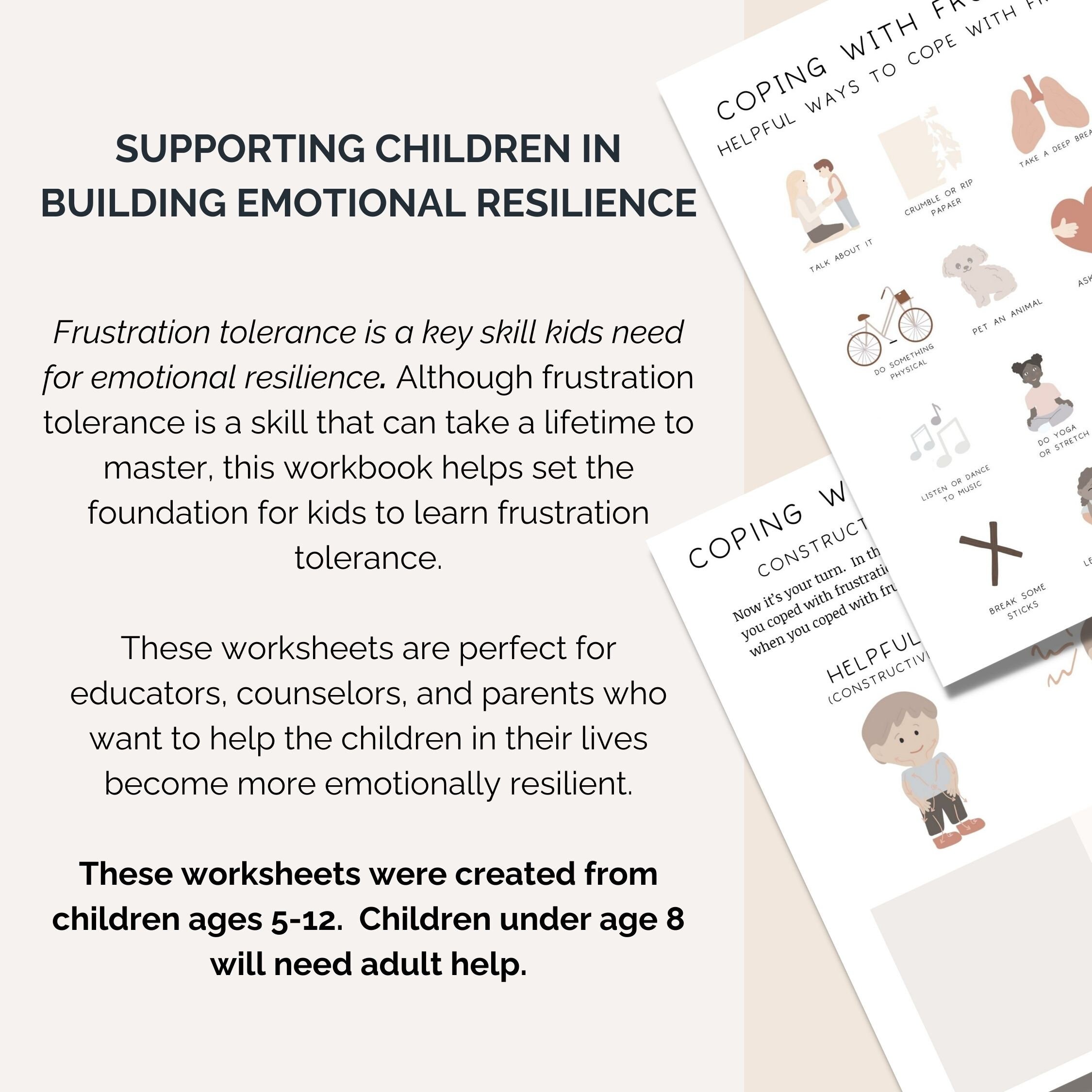 Frustration Tolerance Skills for Kids, Coping Skills for Children ...
