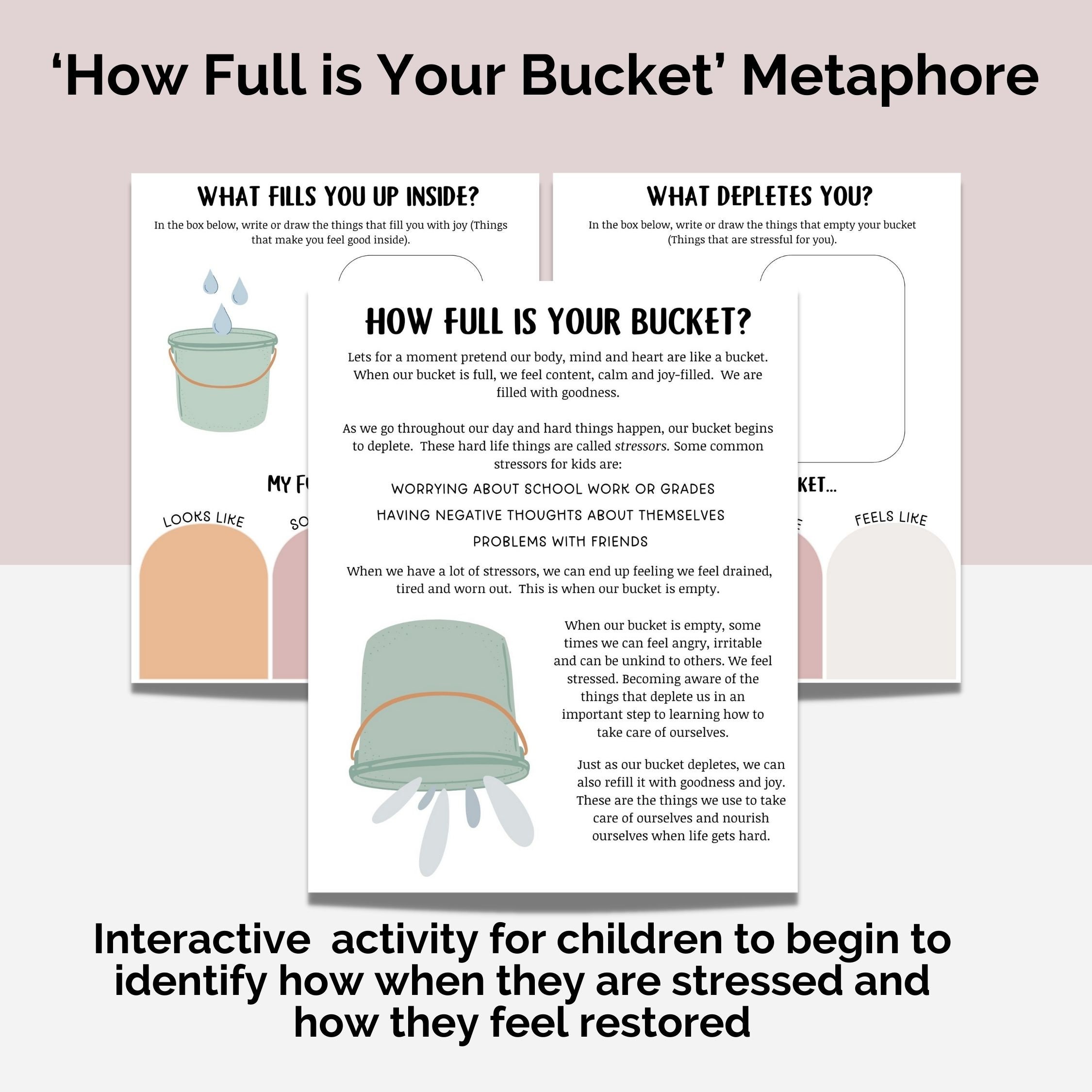 Self-care Printable Workbook for Kids, Social Emotional Learning for ...