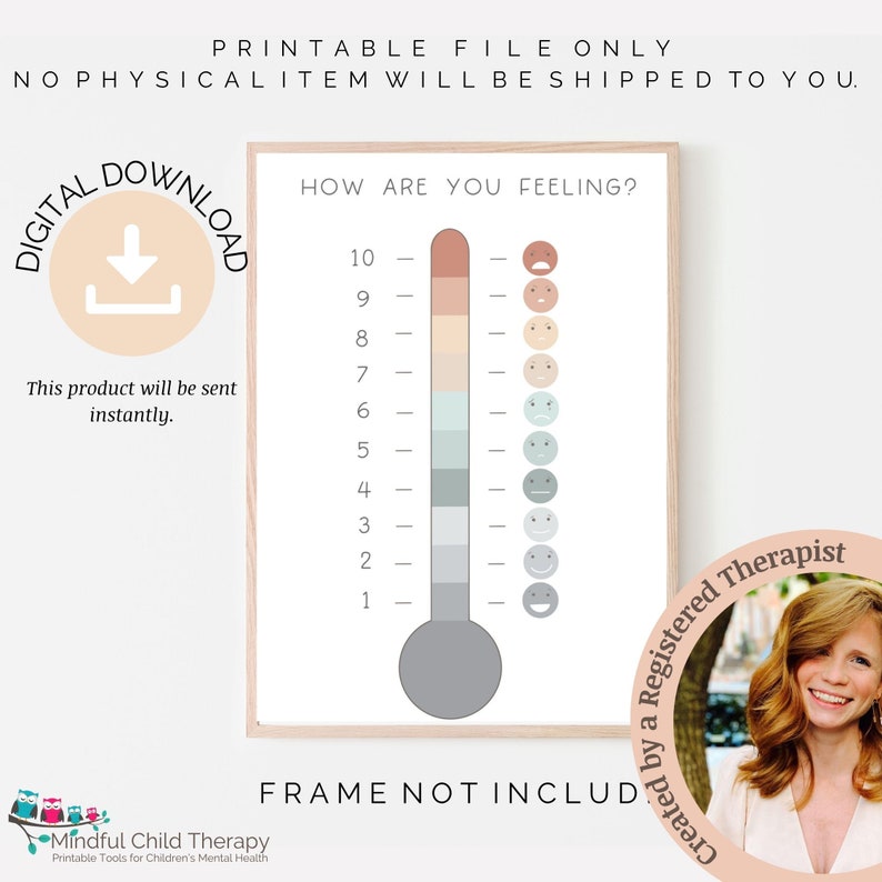 Feelings Chart for Kids, Play Therapy Emotions Poster, Therapy ...