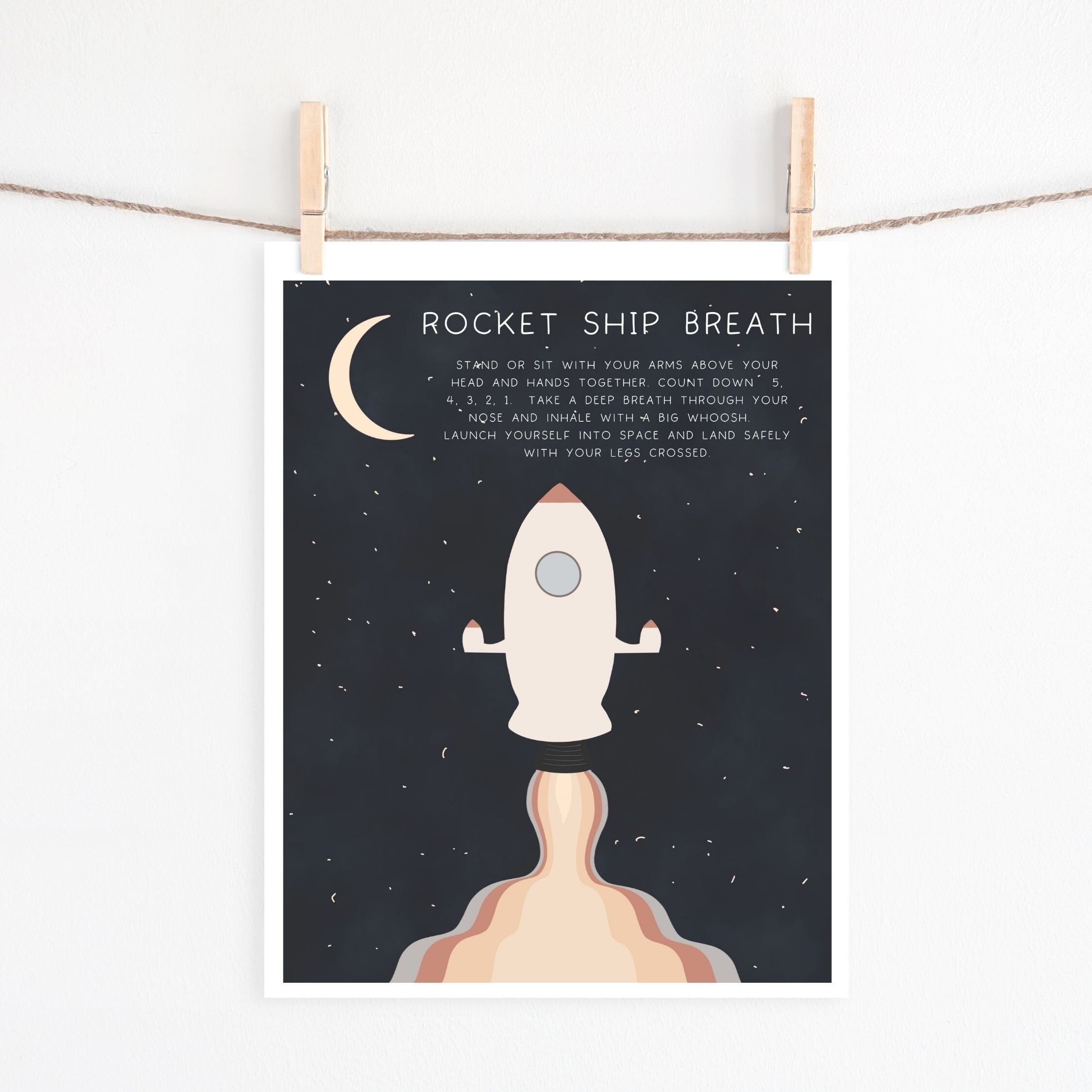 Calm Corner Poster, Breathing Techniques Poster for Kids, Calming ...