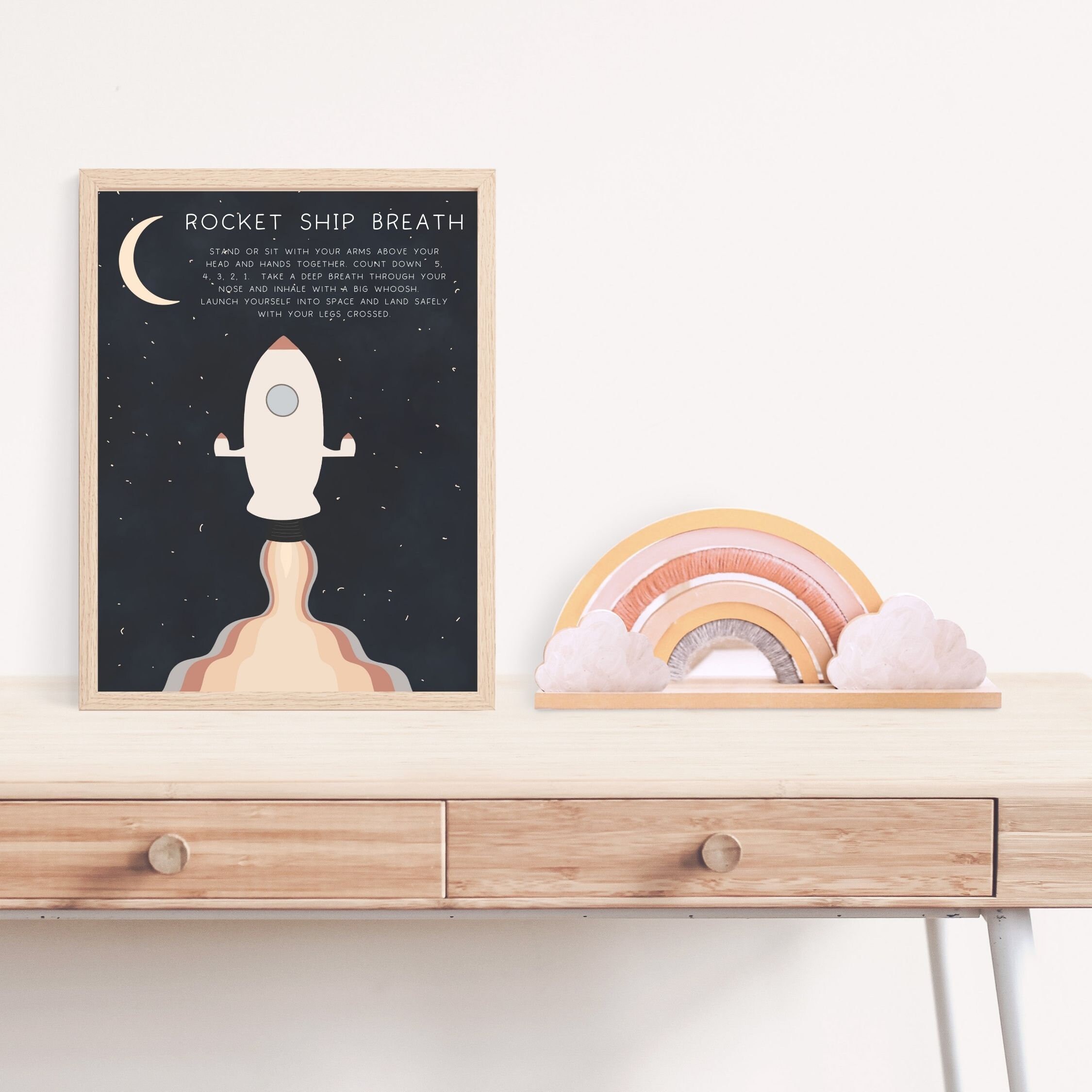 Calm Corner Poster, Breathing Techniques Poster for Kids, Calming ...