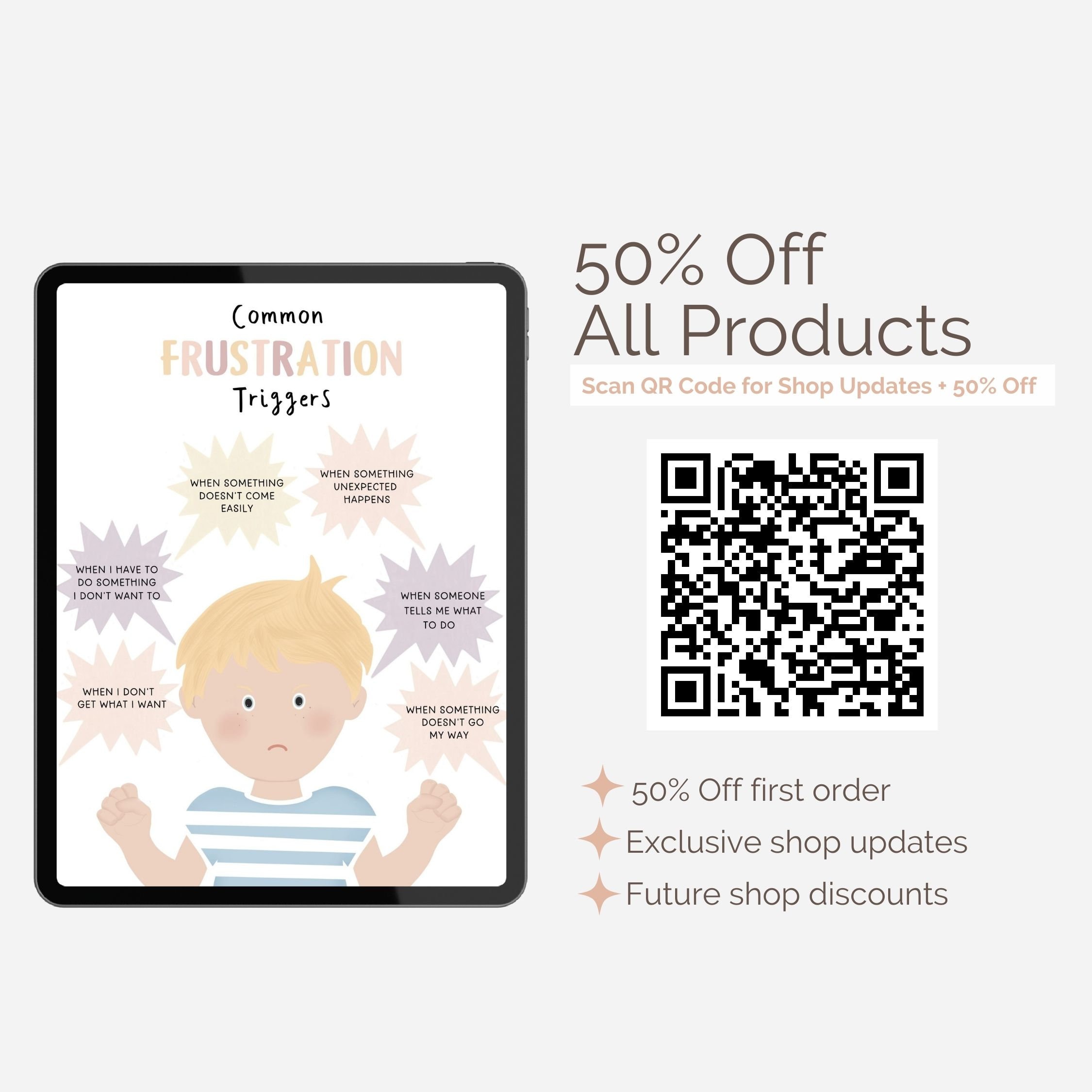 Frustration Tolerance Poster for Kids, Emotional Regulation for ...
