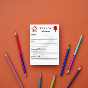 Kids Address Activity, Address Practice, Homeschool Printable ...