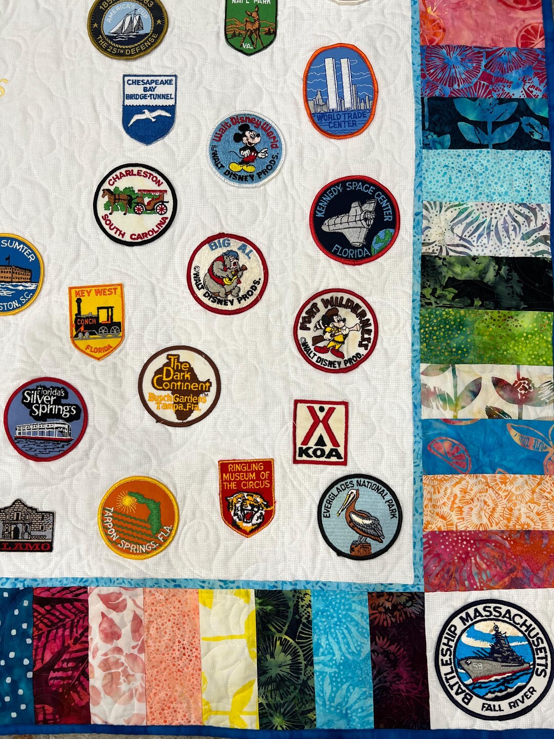 Personalized Sewing of Patches to Memory Quilt - Etsy