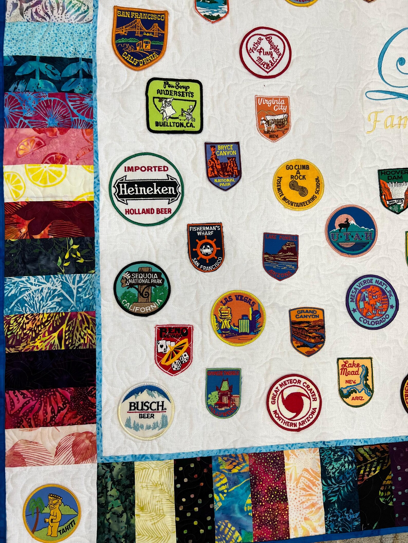 Personalized Sewing of Patches to Memory Quilt - Etsy