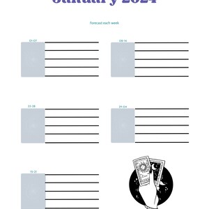 2024 Yearly Energy Planner Download for Print Version - Etsy