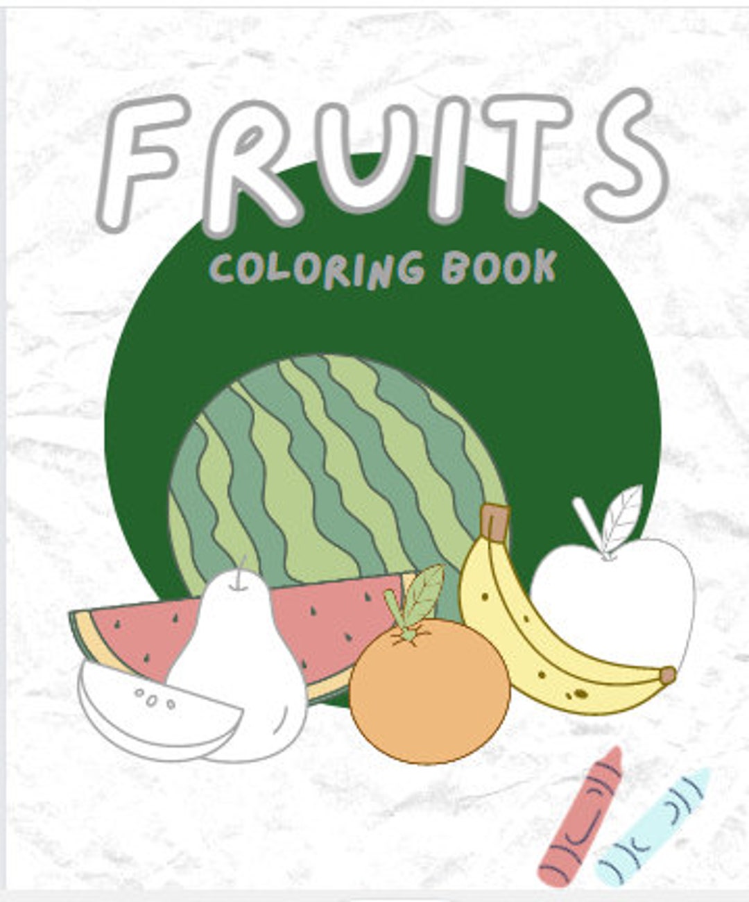 Printable Fruit Coloring Pages For Kids School Activity Etsy Printable Fruit Coloring Pages For Kids School Activity Etsy