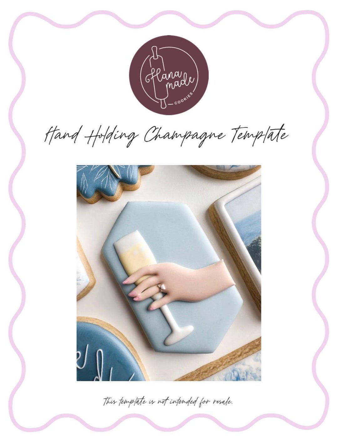 Hand Holding Champagne Template - Etsy