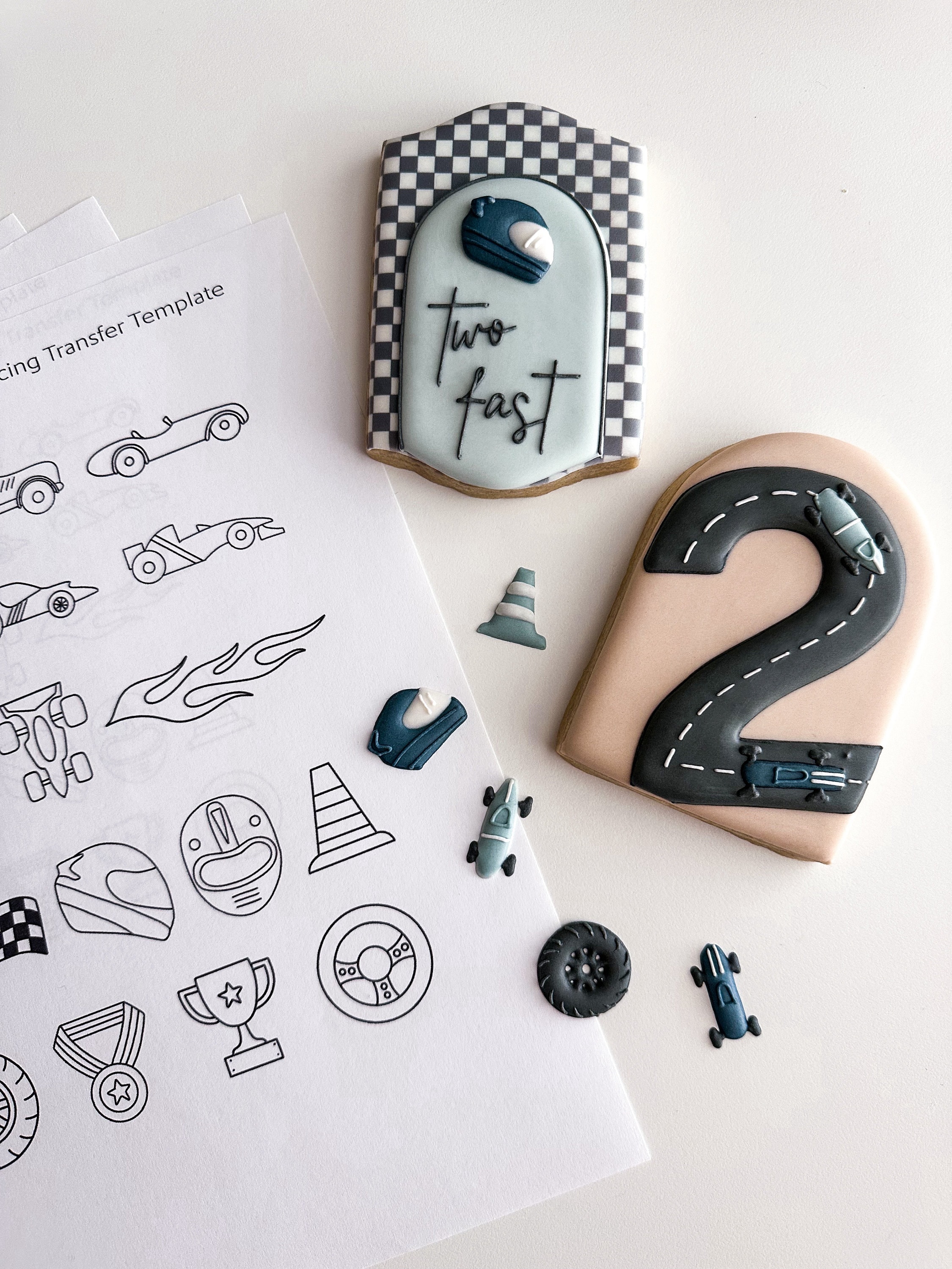 Race Car Transfer Sheet - Etsy