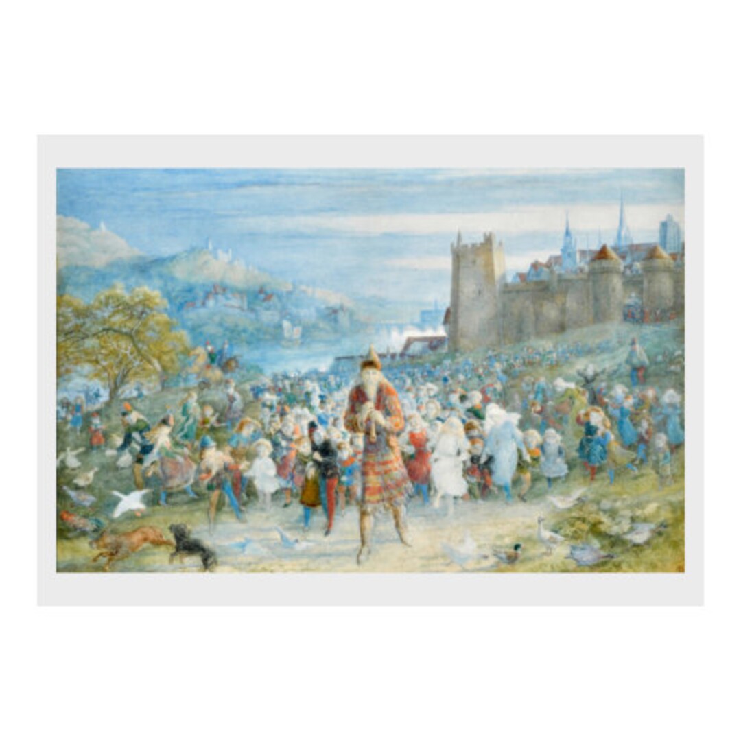 Richard Doyle, the Pied Piper of Hamelin, Fairy, Tale, Print ...
