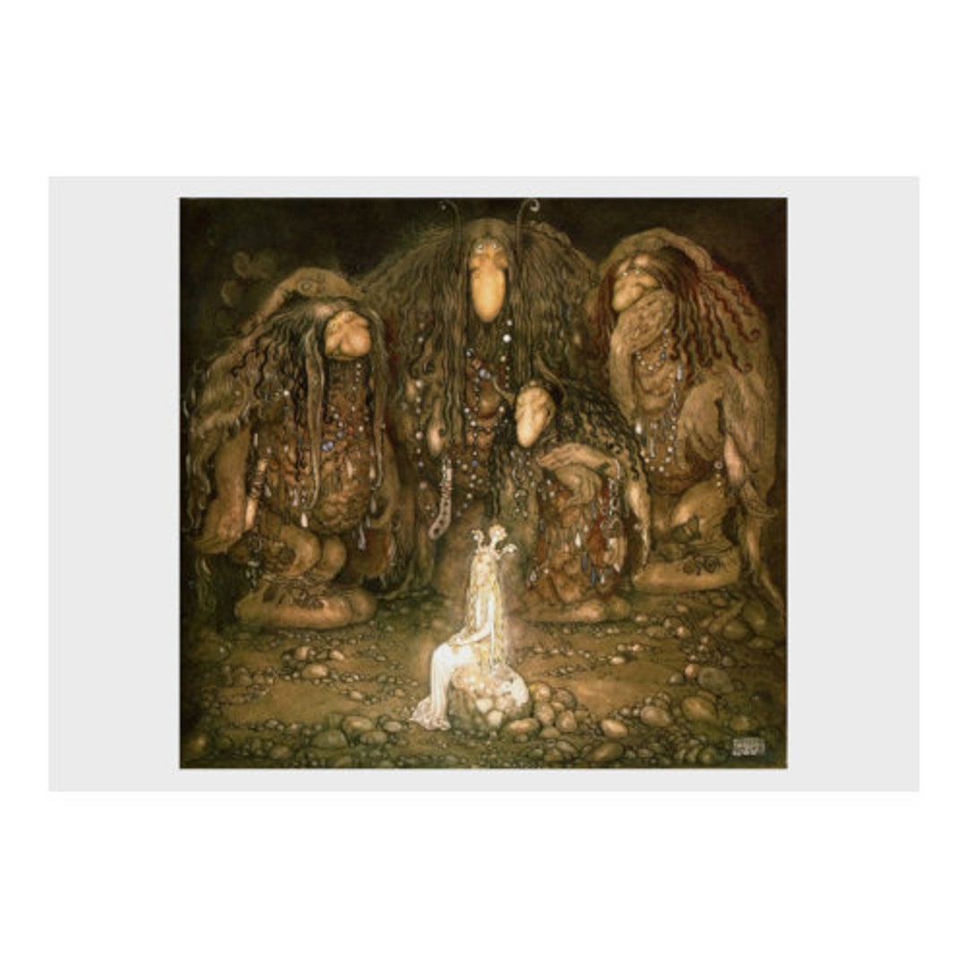 John Bauer, Troll Mother, Myth, Legend, Fairy, Tale, Print ...