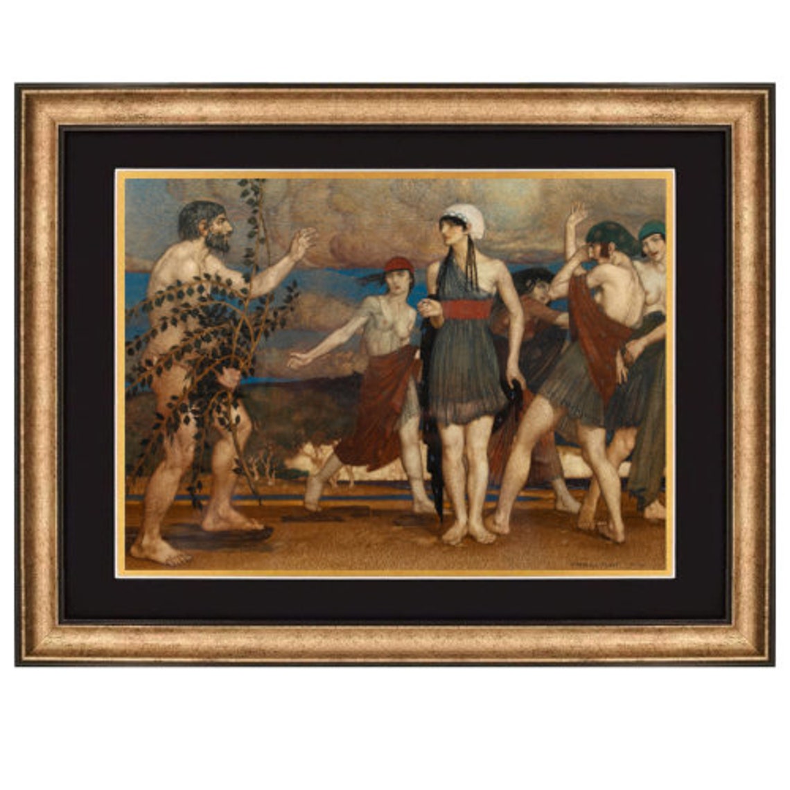 William Russell Flint, Odyssey, Homer, Myth, Legend, Fairy, Tale, Print ...