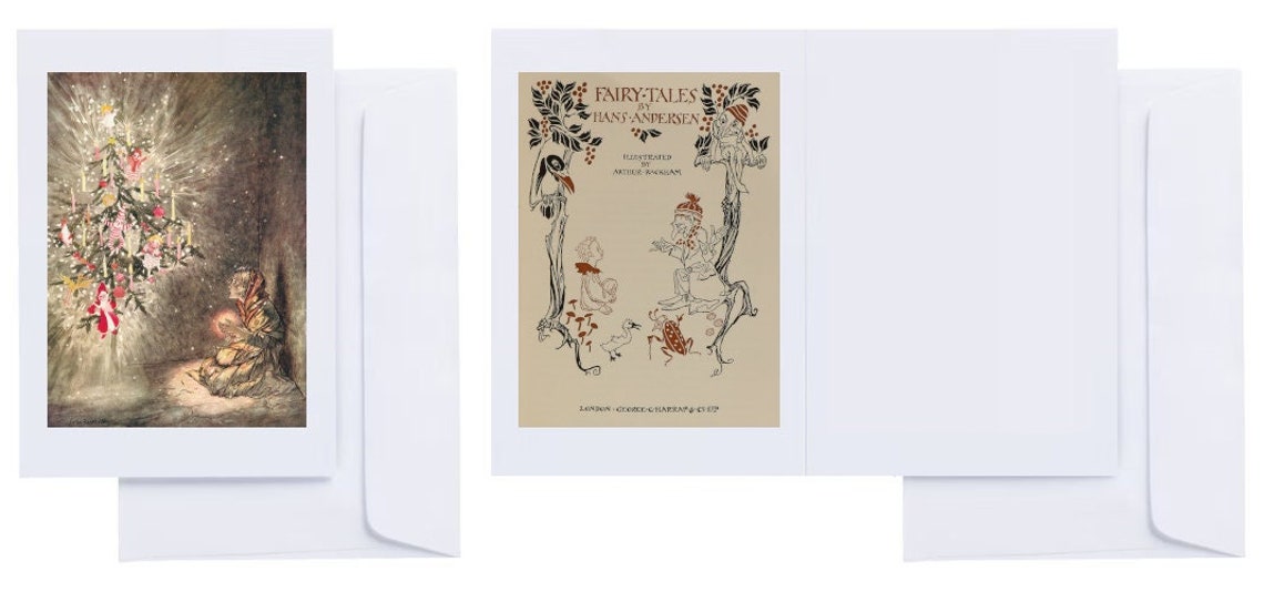 Arthur Rackham - "fairy Tales by Hans Andersen" (1932): 12 Greeting ...