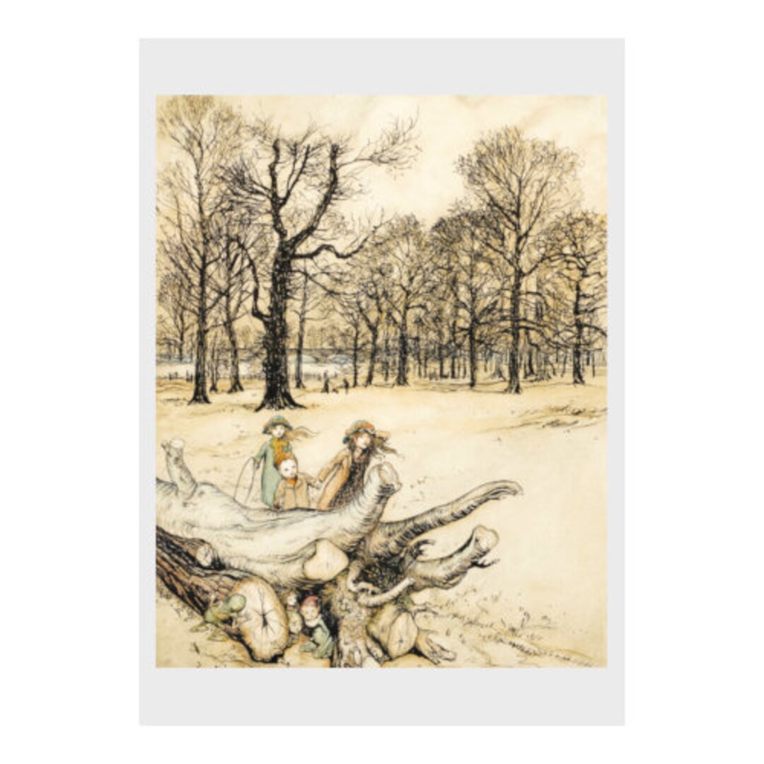 Arthur Rackham, Peter Pan in Kensington Gardens, Fairy, Tale, Print ...