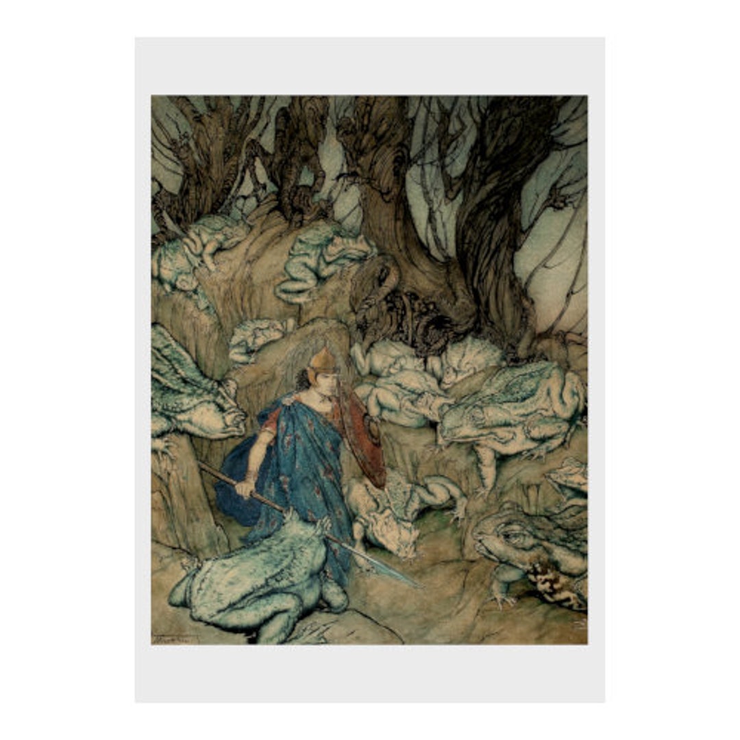 Buy Arthur Rackham, Art, Giant Toads, Irish, Stephens, Fairy, Tale ...