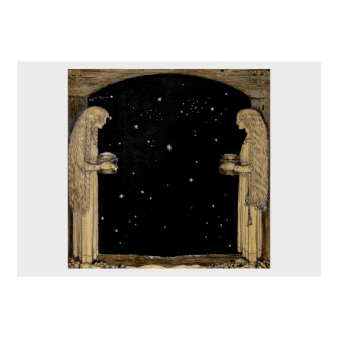 John Bauer, Goddesses of Fate, Trolls, Myth, Legend, Fairy, Tale, Print ...