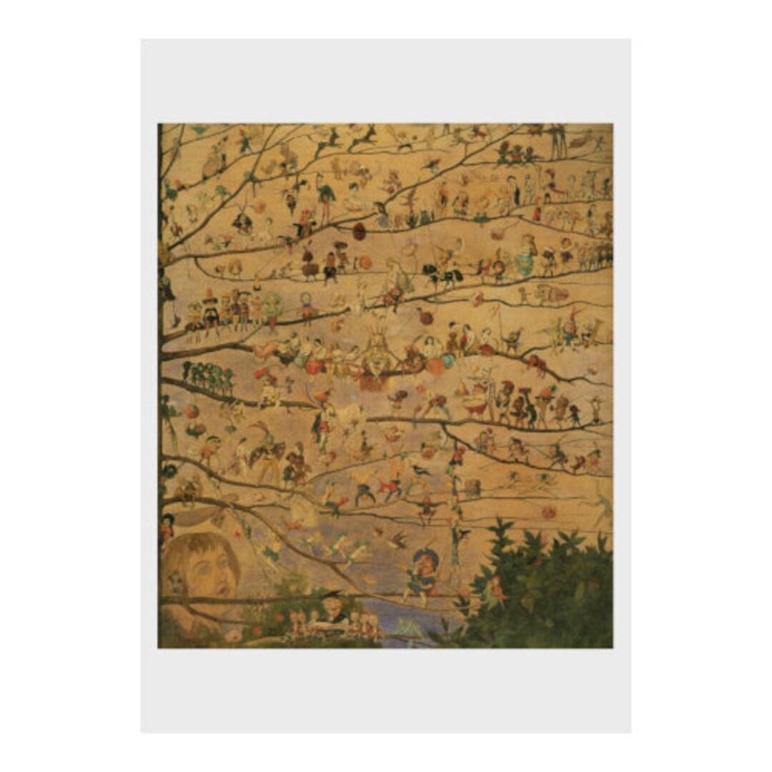 Richard Doyle, Tree, Fairy, Tale, Print, Illustration, Children, Adult ...