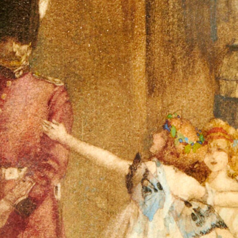 William Russell Flint Iolanthe Royal Guard Queen Myth - Etsy