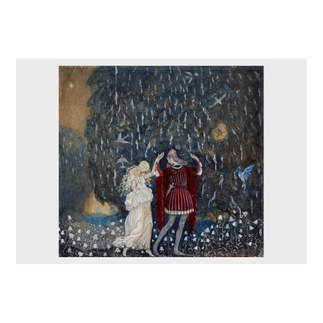 John Bauer, Lena, Knight, Myth, Legend, Fairy, Tale, Print ...