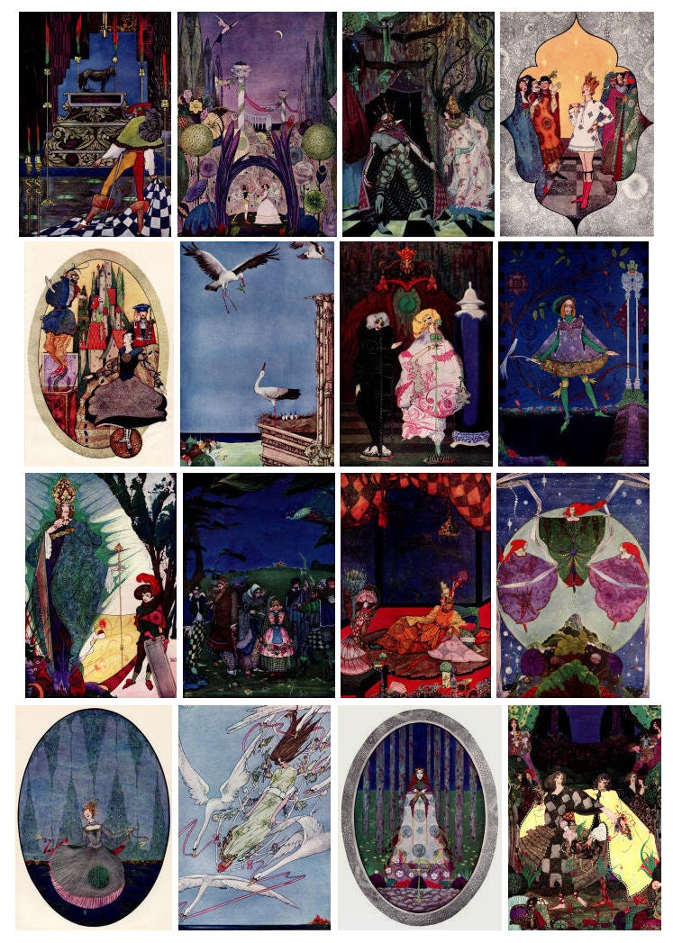 Harry Clarke - "fairy Tales by Hans Christian Andersen" (1916): 16 ...
