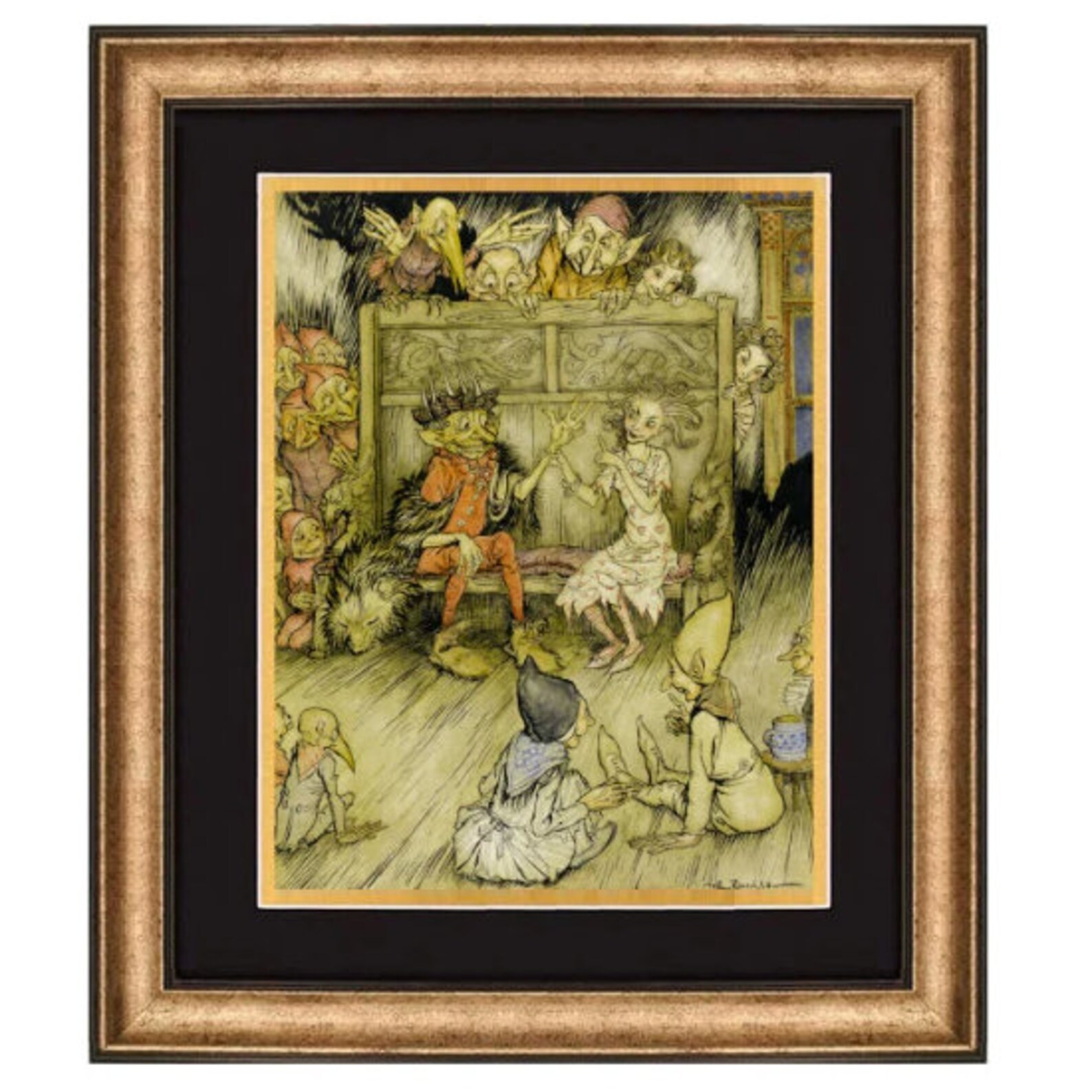 Arthur Rackham, She Took Him by the Wrist Until He Clucked, Hans ...