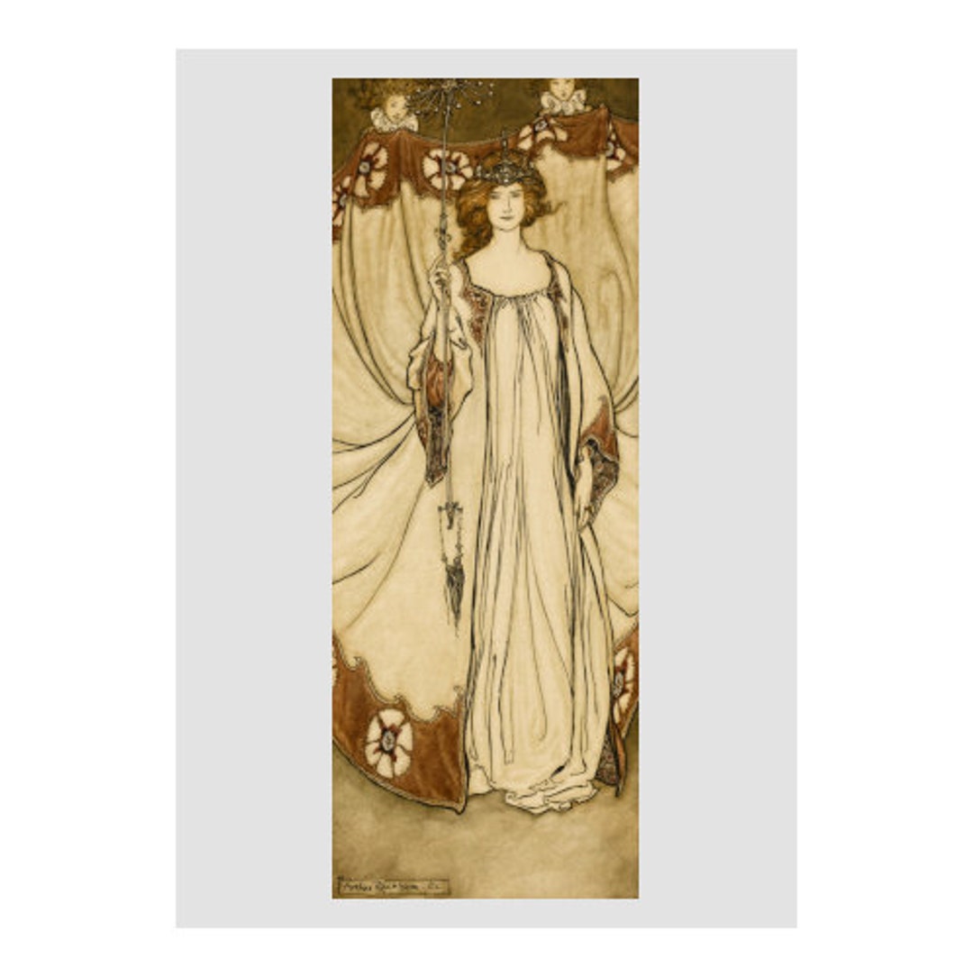 Arthur Rackham - 'queen Mab, Who Rules in the Gardens' From "peter Pan ...