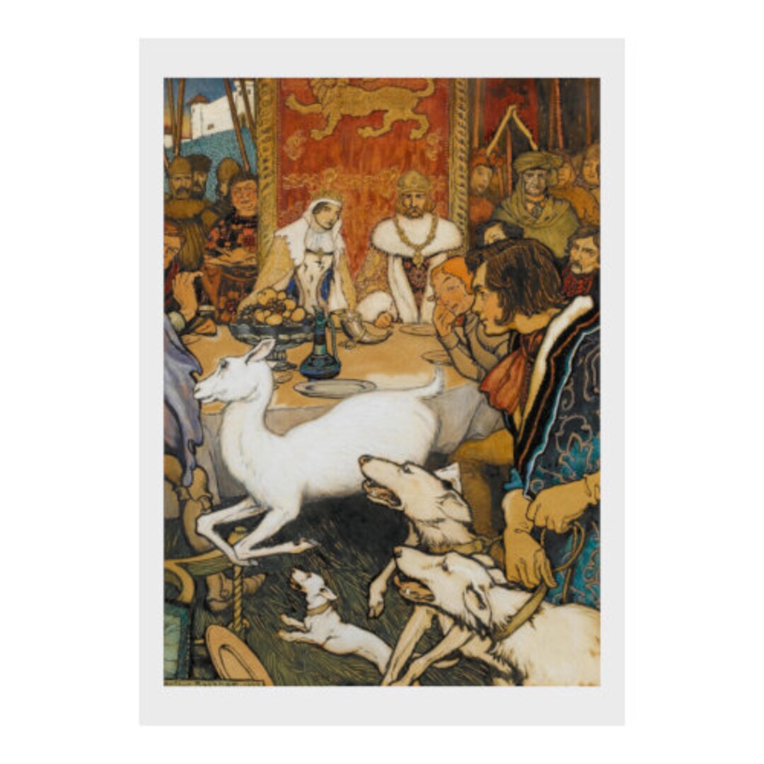 Arthur Rackham, Stories, King, Marriage, Fairy, Tale, Print ...