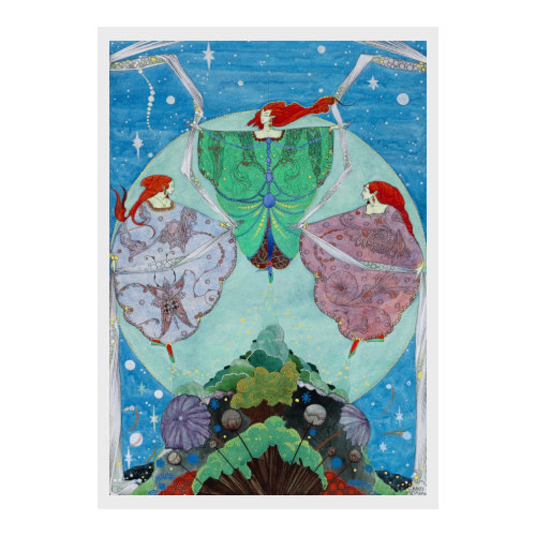 Harry Clarke - an Illustration for 'the Elf Hill' From "tales by Hans ...