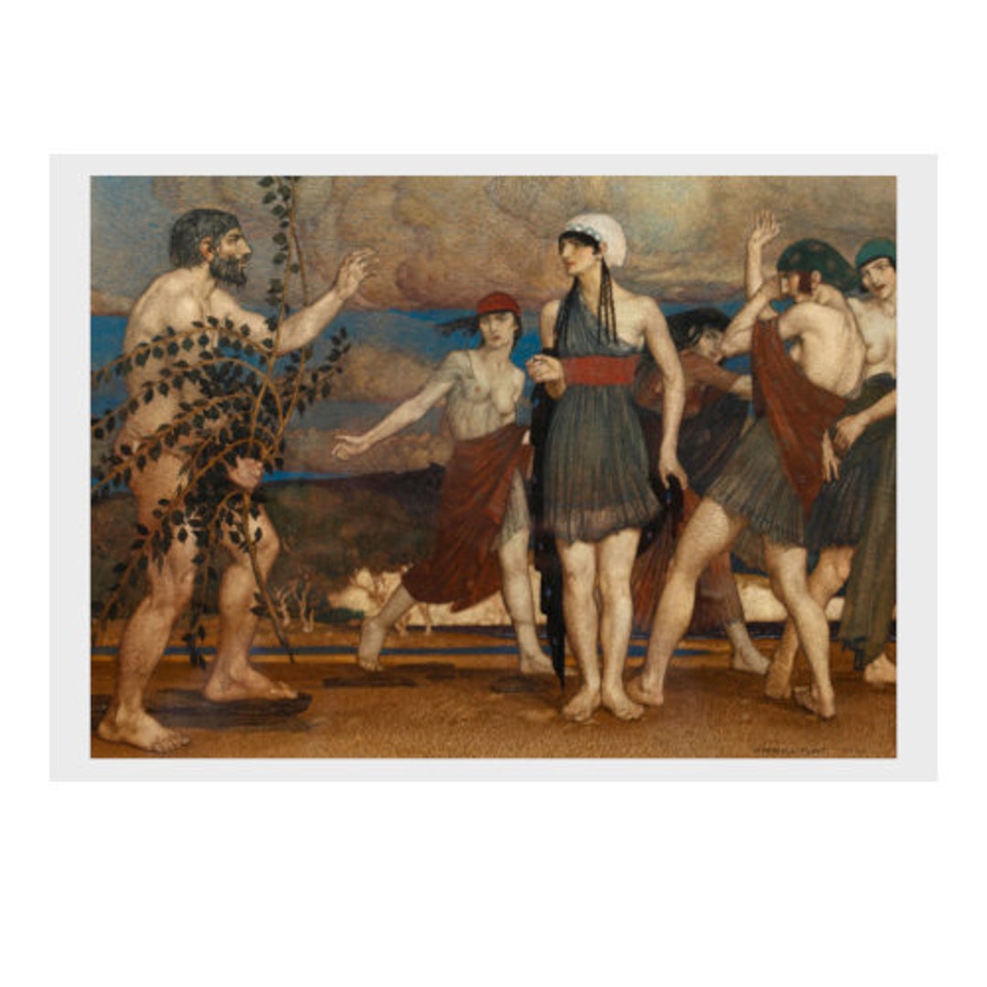 William Russell Flint, Odyssey, Homer, Myth, Legend, Fairy, Tale, Print ...