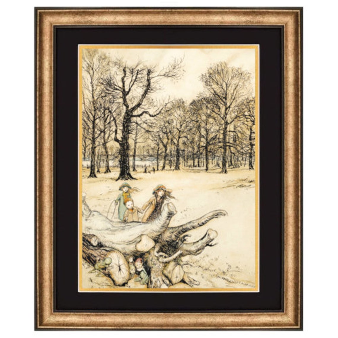 Arthur Rackham, Peter Pan in Kensington Gardens, Fairy, Tale, Print ...