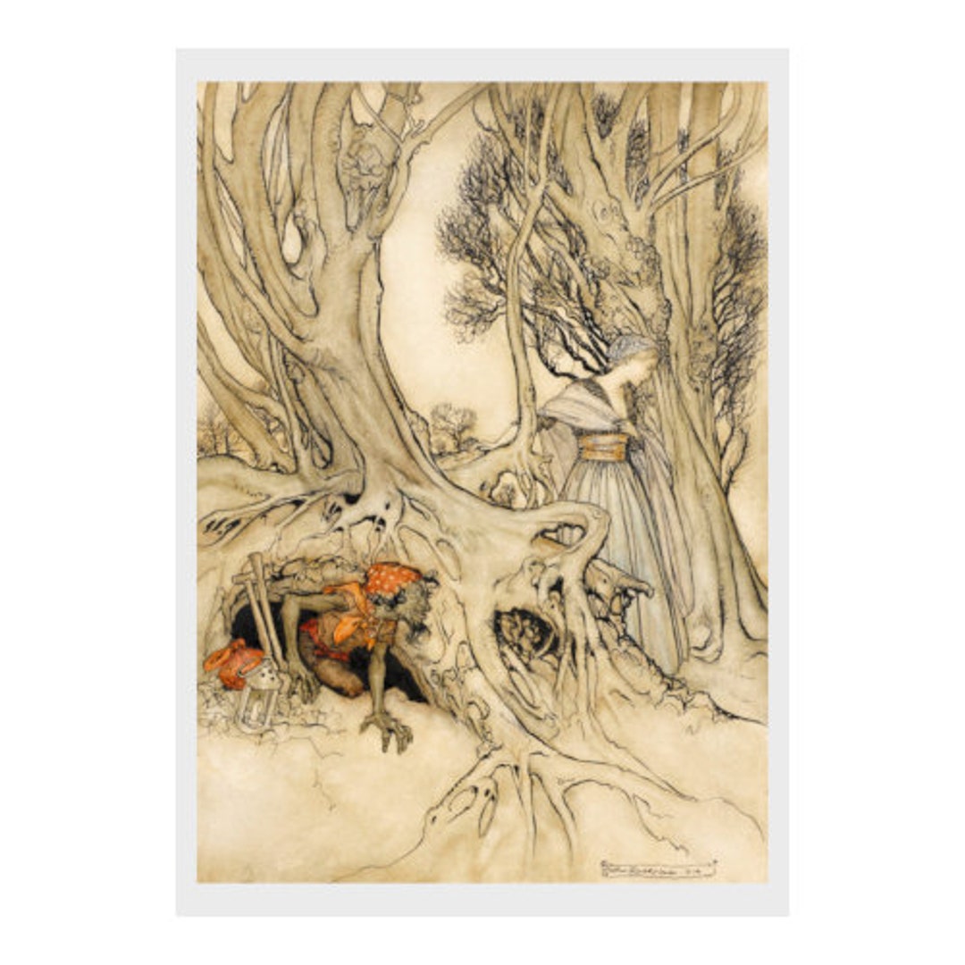 Arthur Rackham, Comus, Fairy, Tale, Print, Illustration, Children ...