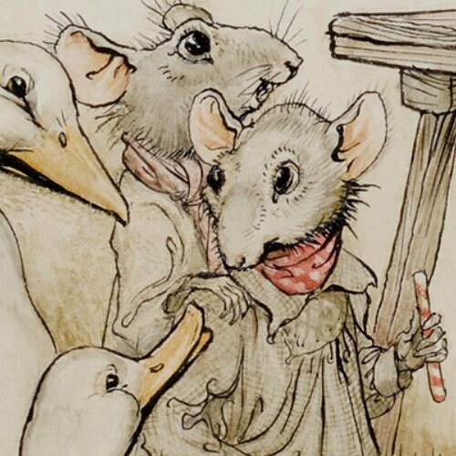 Arthur Rackham, Aesop, Fable, Quack, Frog, Fairy, Tale, Print ...