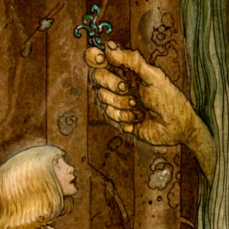 John Bauer, the Magic Place, Trolls, Myth, Legend, Fairy, Tale, Print ...